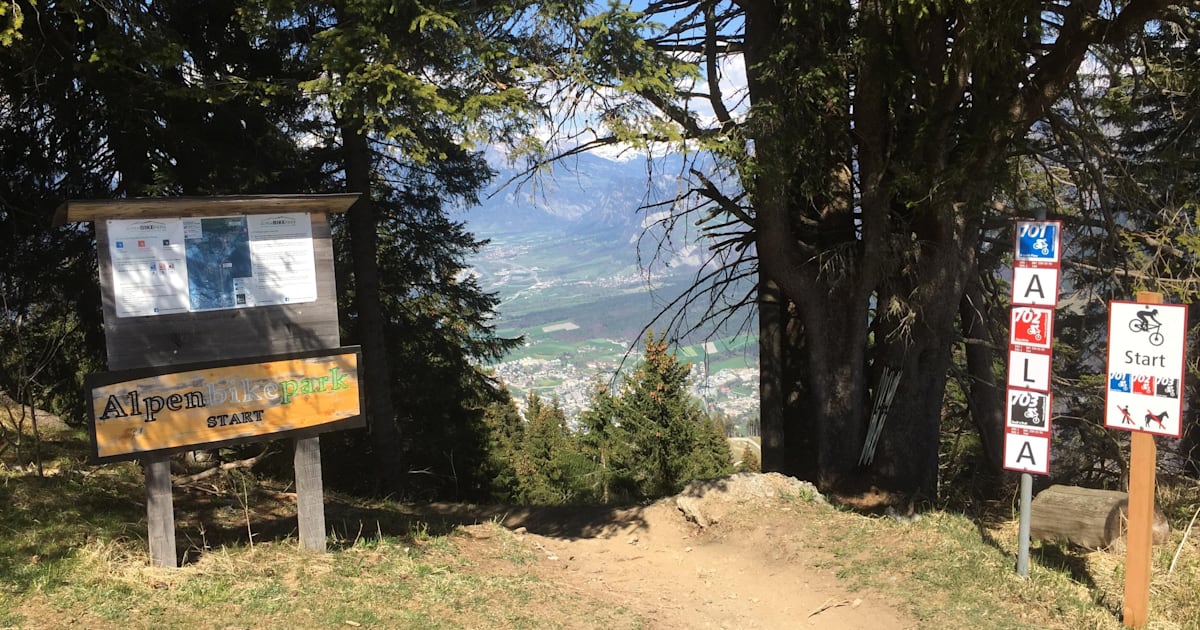 POV Downhill MTB Run im Alpenbikepark