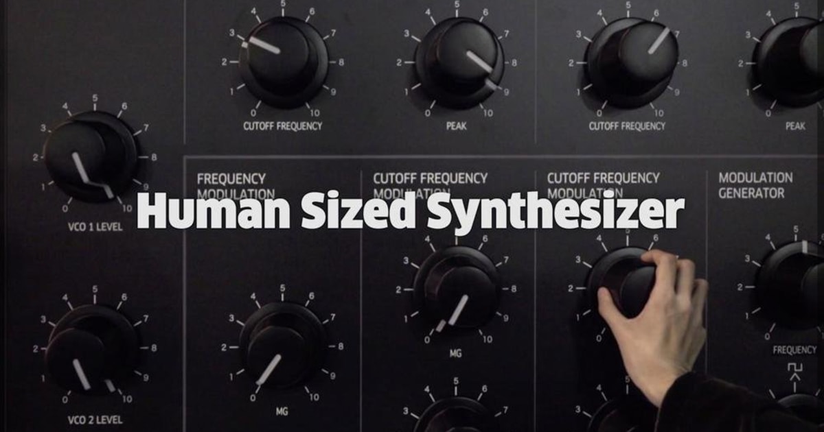 HUMAN SIZED SYNTHESIZER