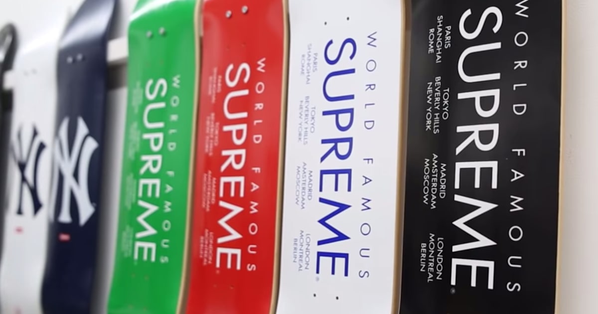 Supreme, la colección de tablas de skate más cara