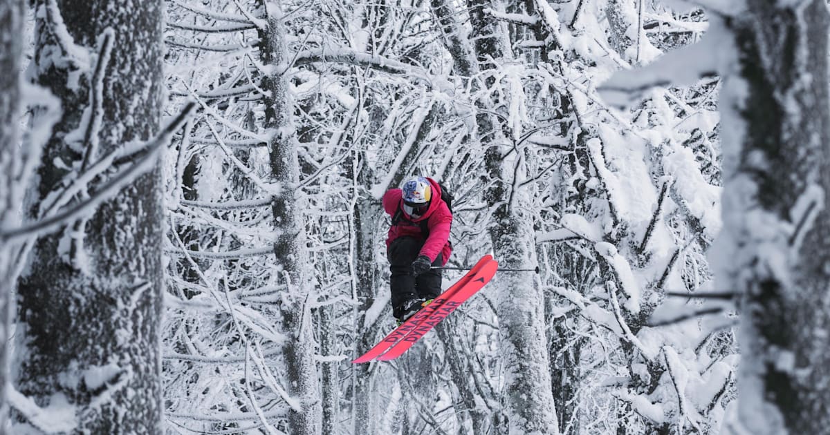 FastWood: Richard Permin skiing in France – video