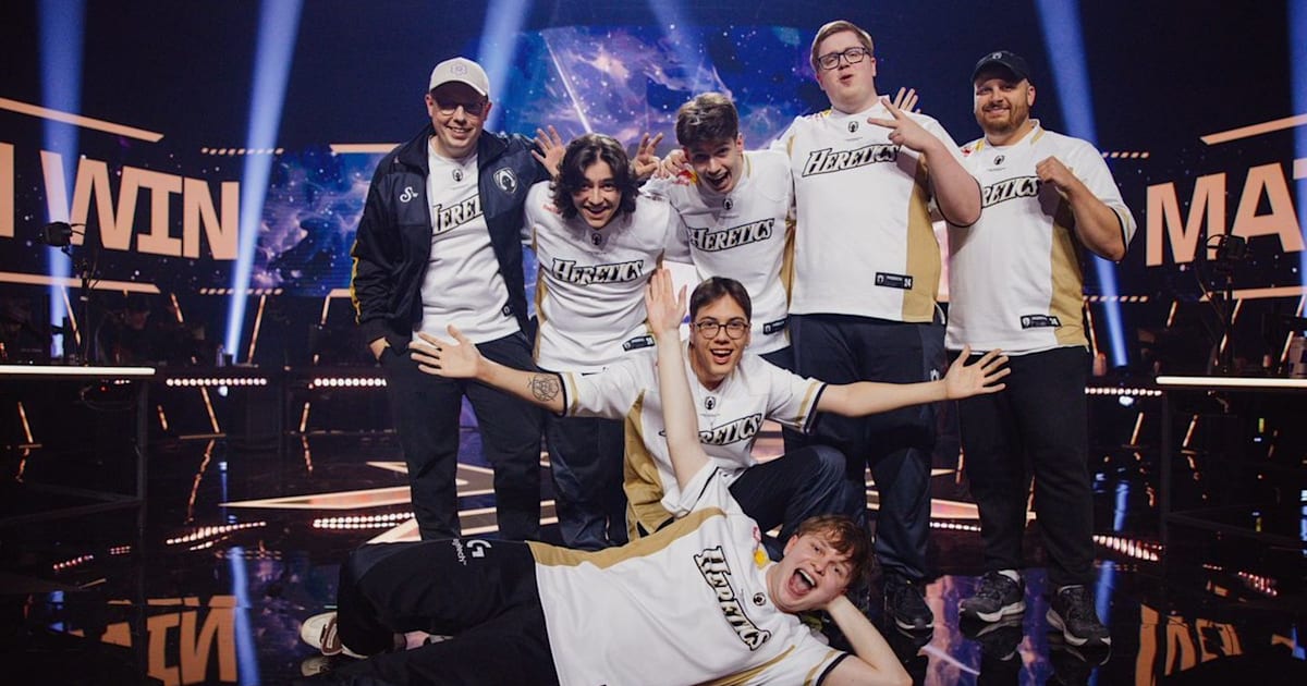 Team Heretics esports profile page