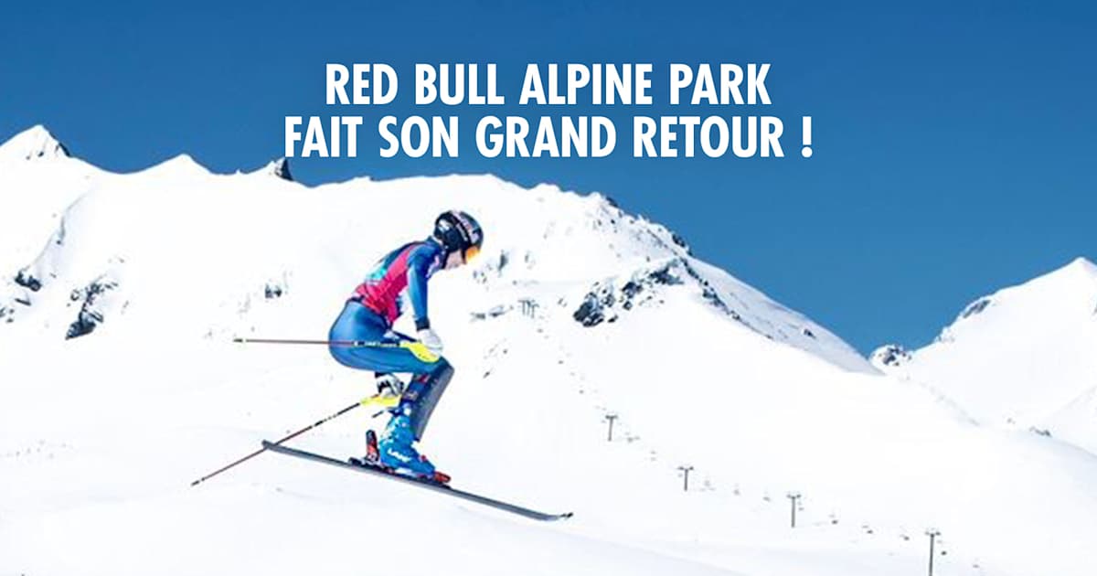 Red Bull Alpine Park revient du 24 au 27 avril à Val d’Isère