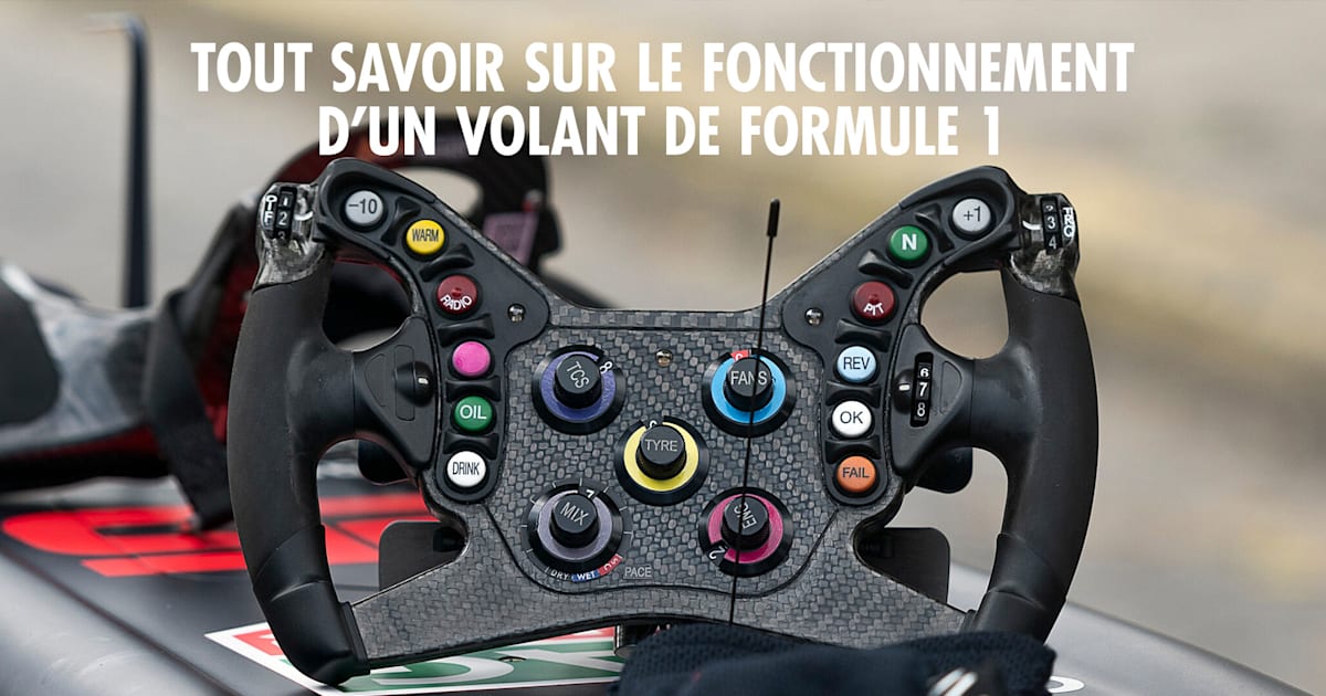 Volant d'une F1 : comment ça fonctionne ? Tout savoir