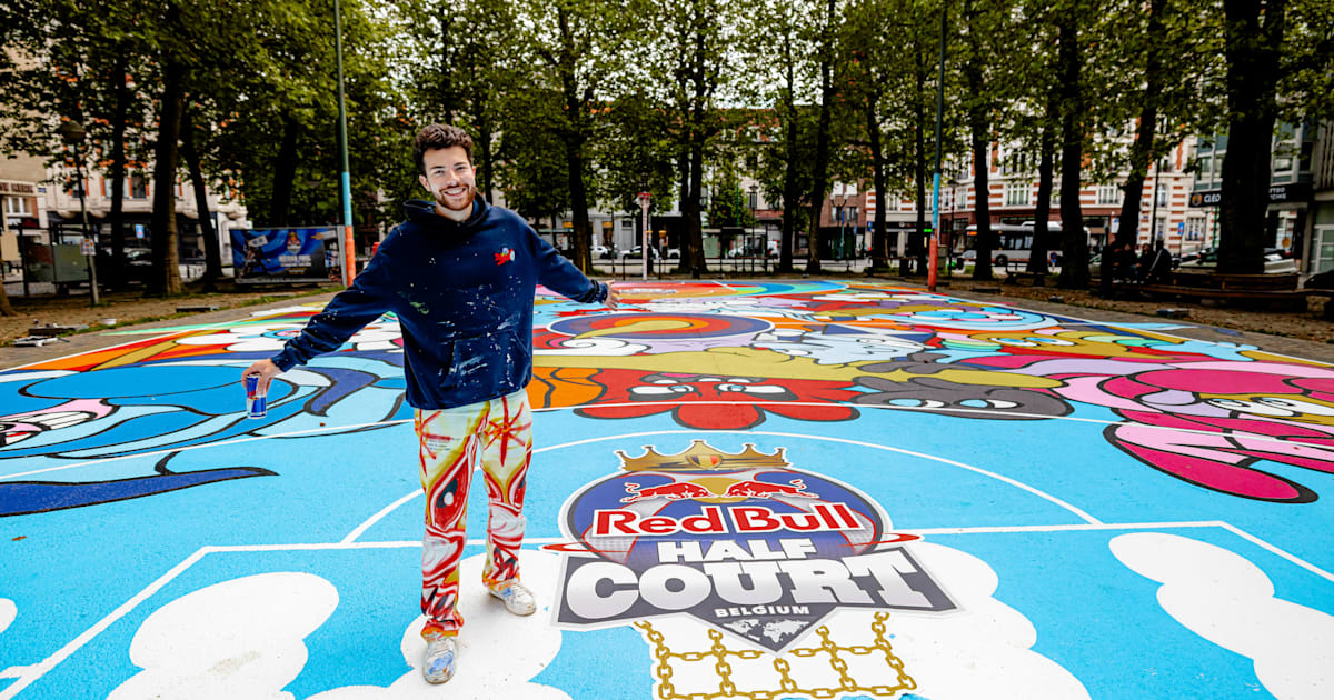 Red Bull Half Court: Vexx ontwerpt plein in Brussel