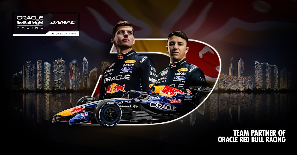 Oracle Red Bull Racing Partners with DAMAC Properties