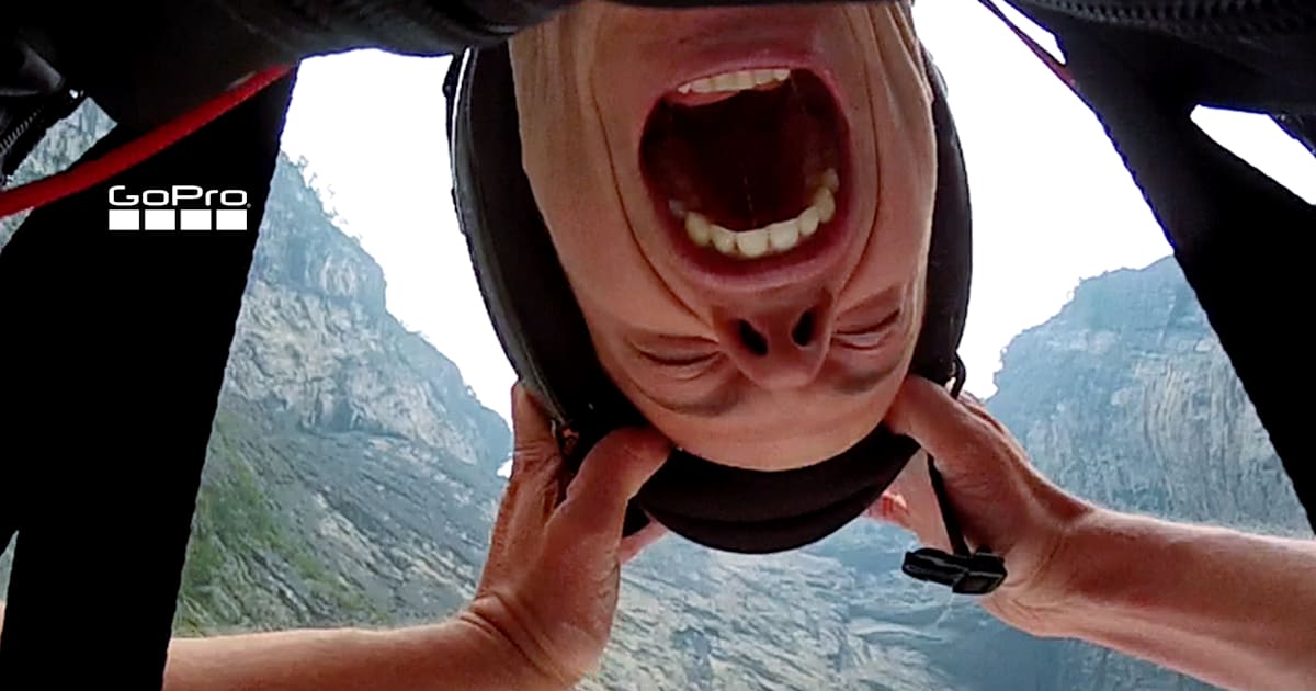 Jeb Corliss: wingsuit flight through Heaven's Gate