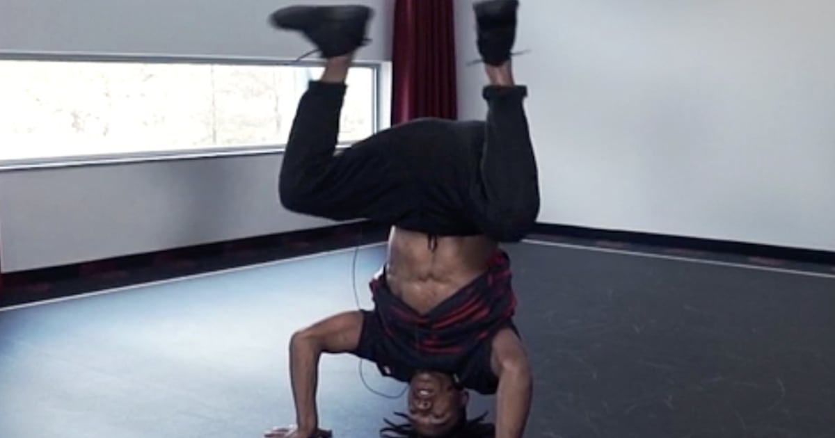 bboy headstand