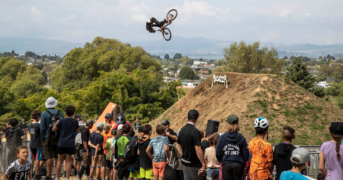 Brett Rheeder win slopestyle Crankworx Rotorua 2019