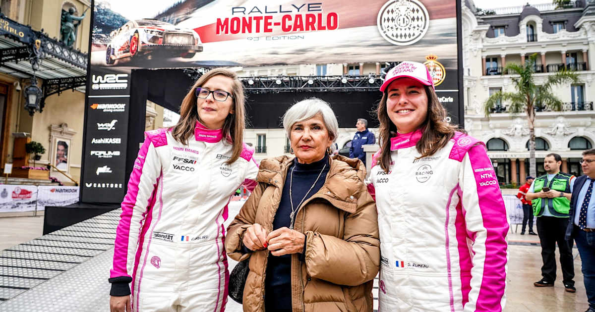 Rumeau receives tips from WRC legend Mouton