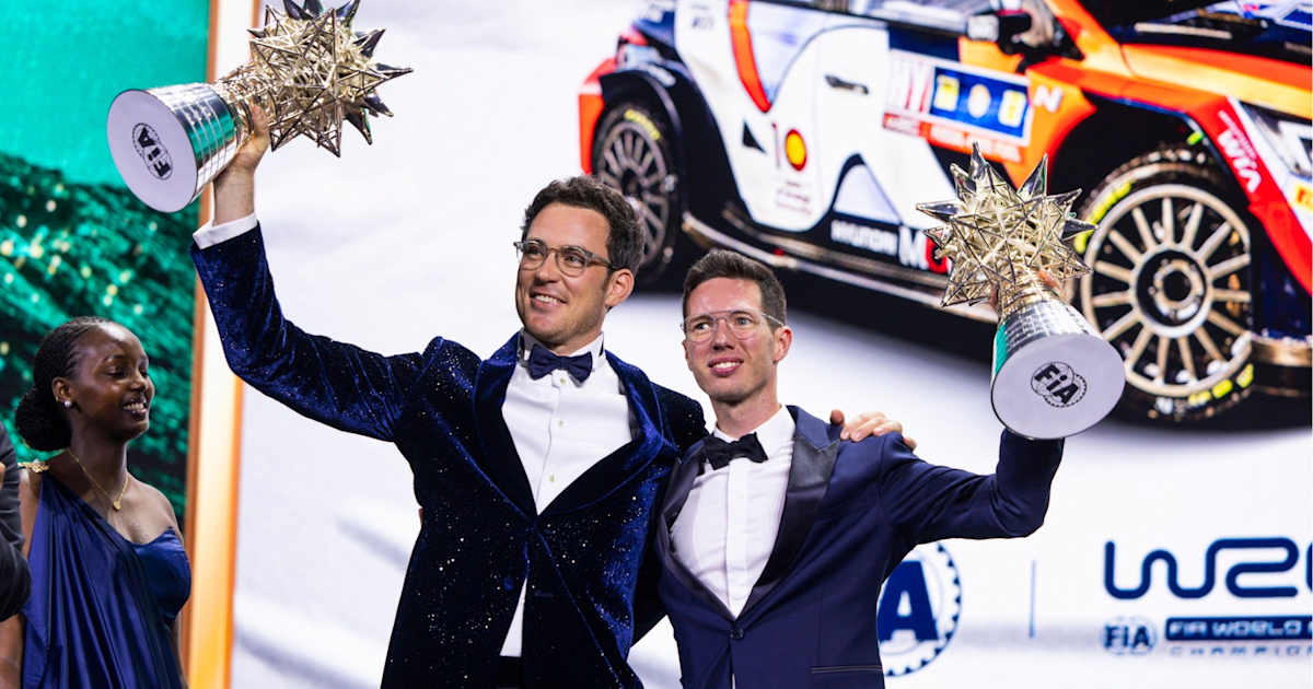 WRC winners honoured at FIA Prize Giving in Rwanda