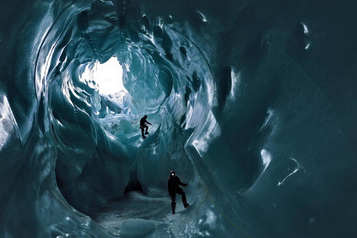 Ice caves in Switzerland: See amazing photos