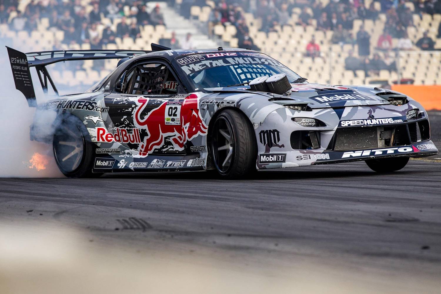 The final of the D1NZ; up in smoke