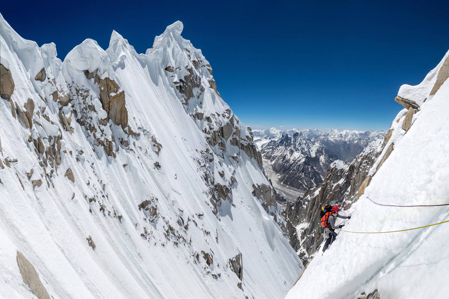 Jon Griffith In A First Ascent Of The Link Sar West