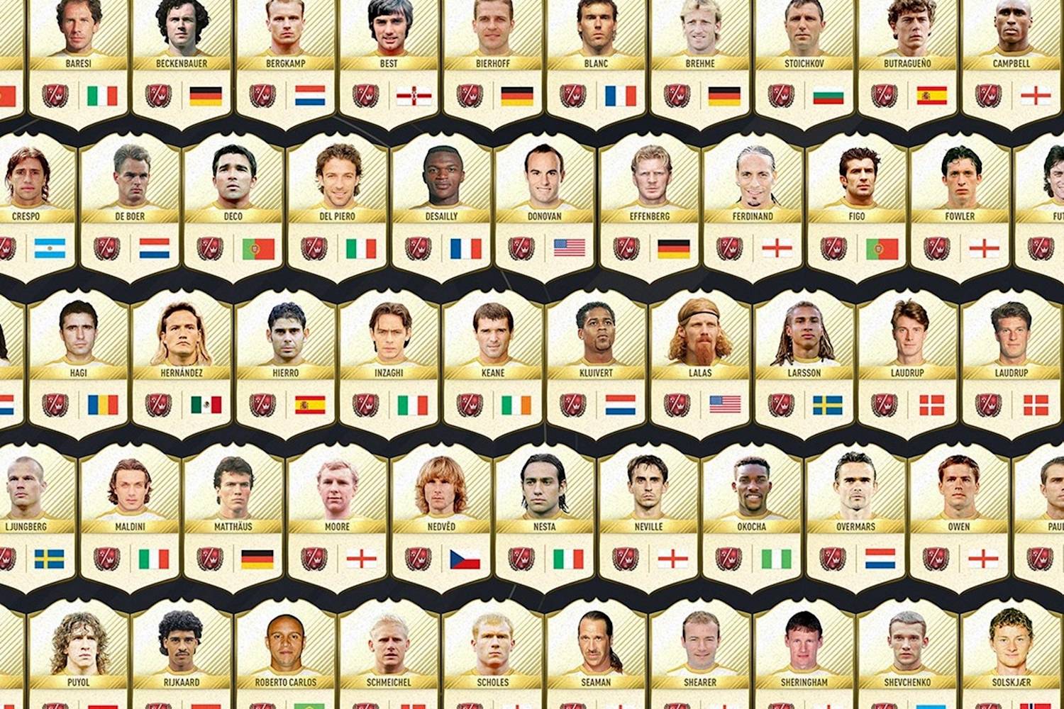 As Lendas que queremos ver no FIFA 18