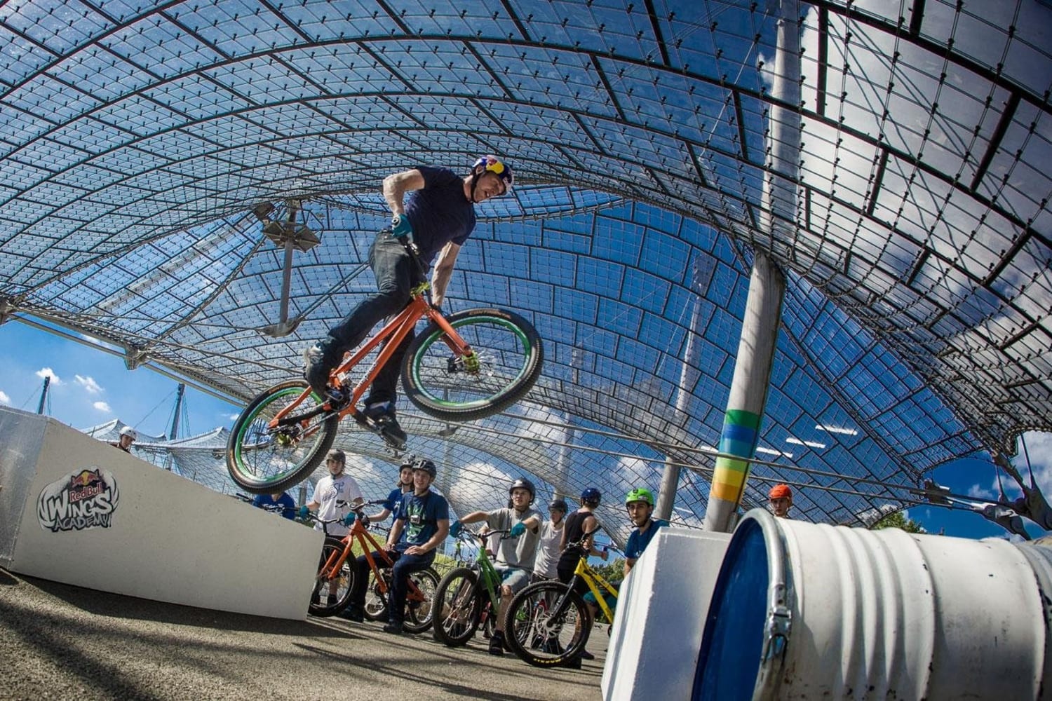 Danny MacAskill Hits The Red Bull Wings Academy