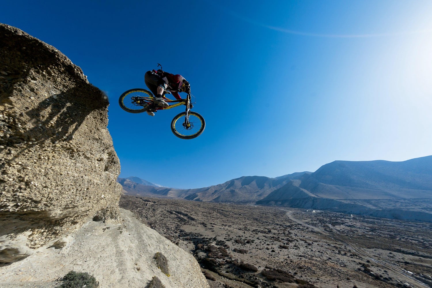 Slow-Motion 360 Drop from Where The Trail Ends