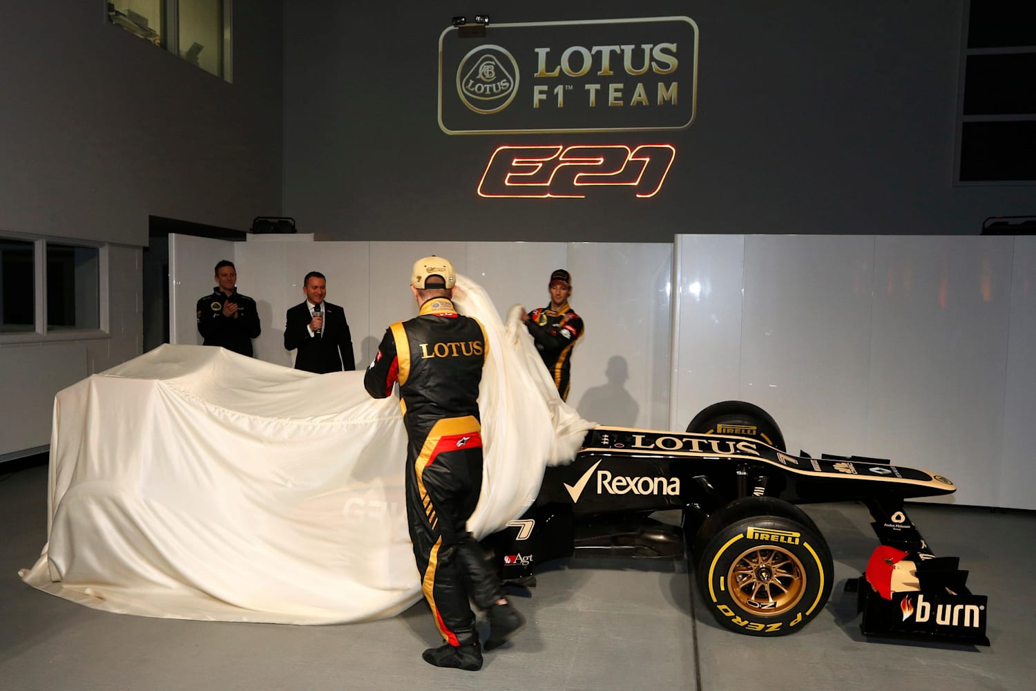 Lotus first to get the covers off