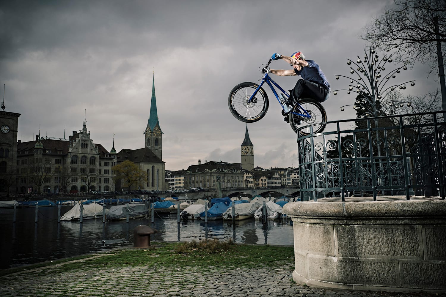 Foto-Shooting mit Danny MacAskill in Zürich
