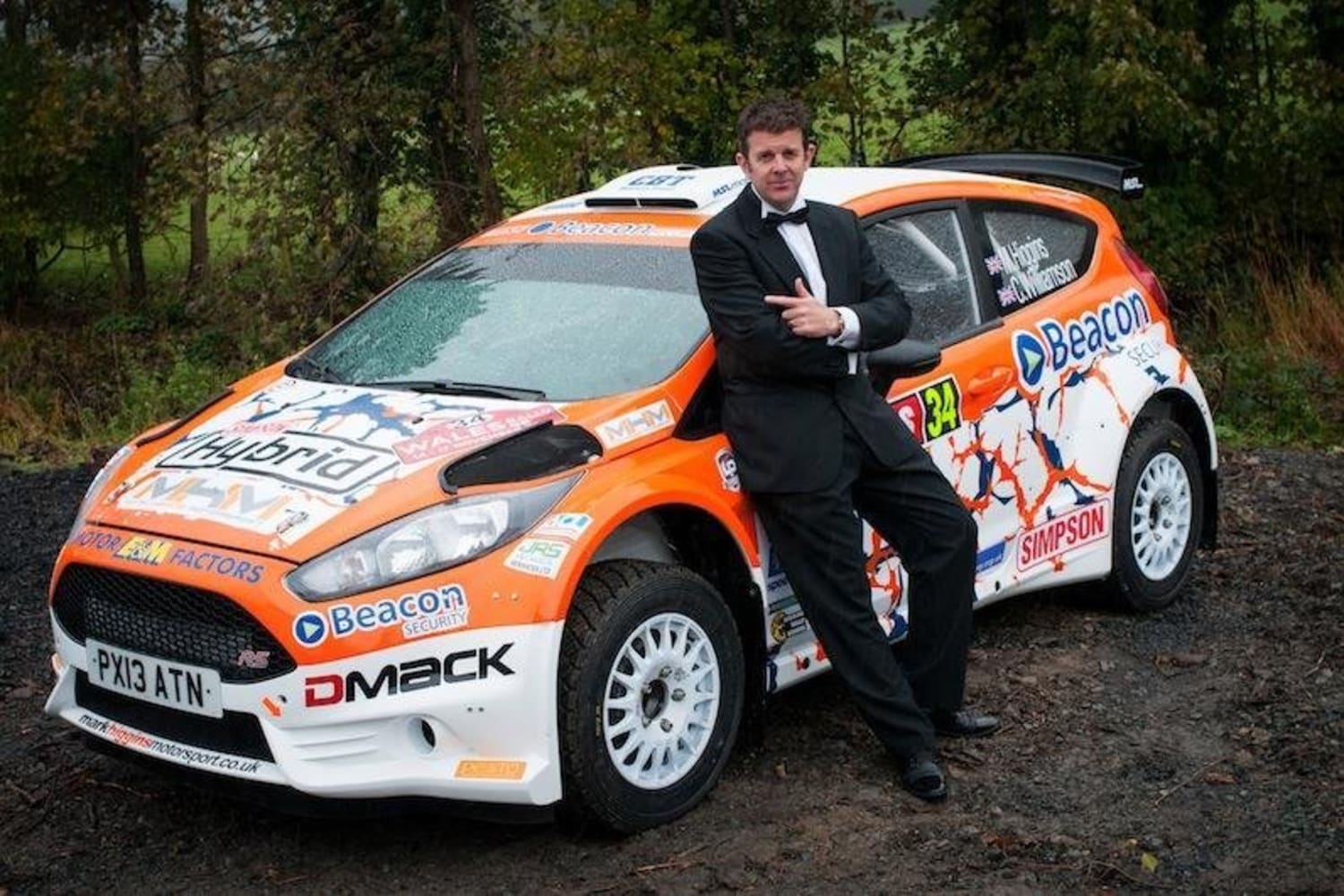 Bond stuntman Mark Higgins takes on Wales Rally GB