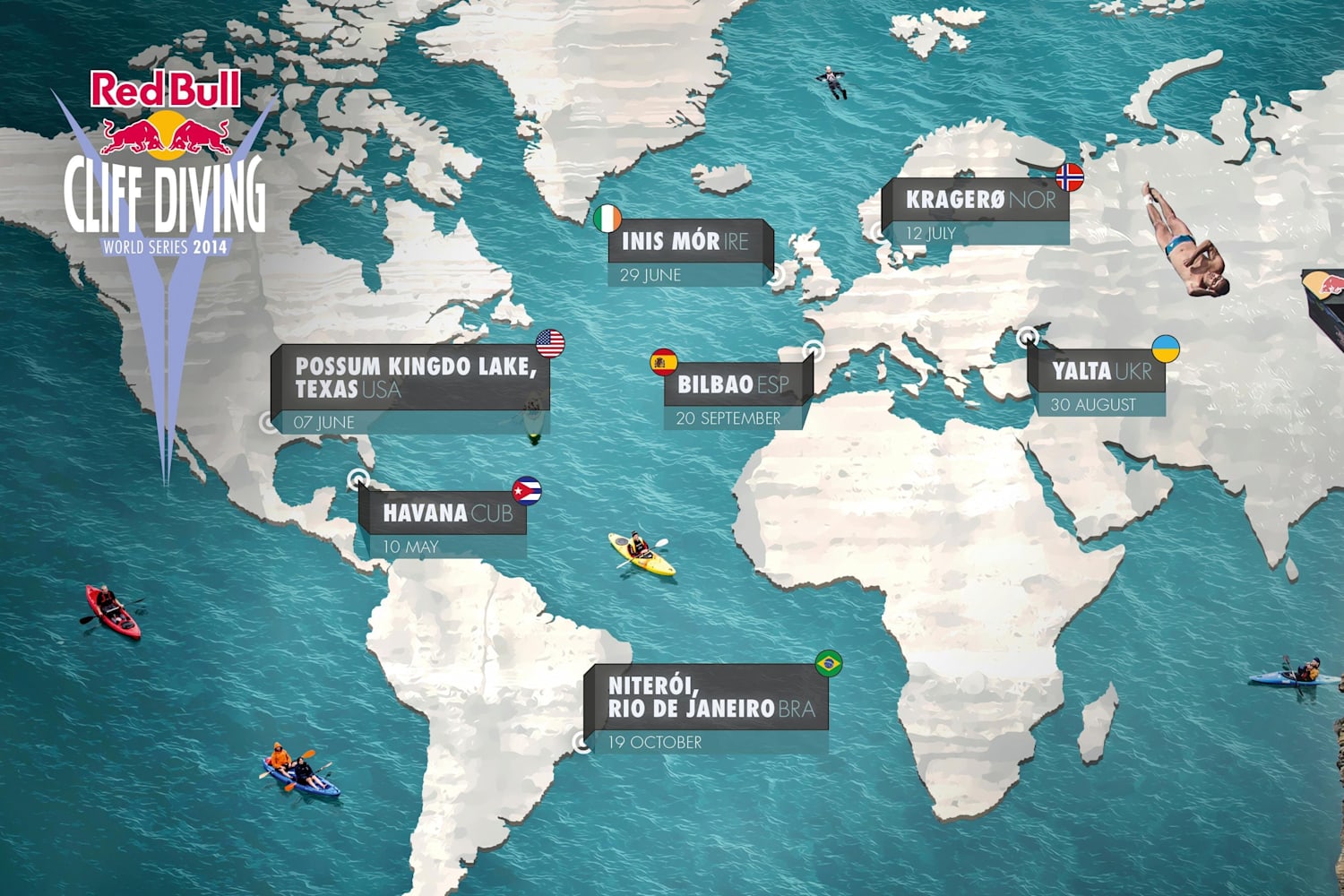 Red Bull Cliff Diving returns to Ireland