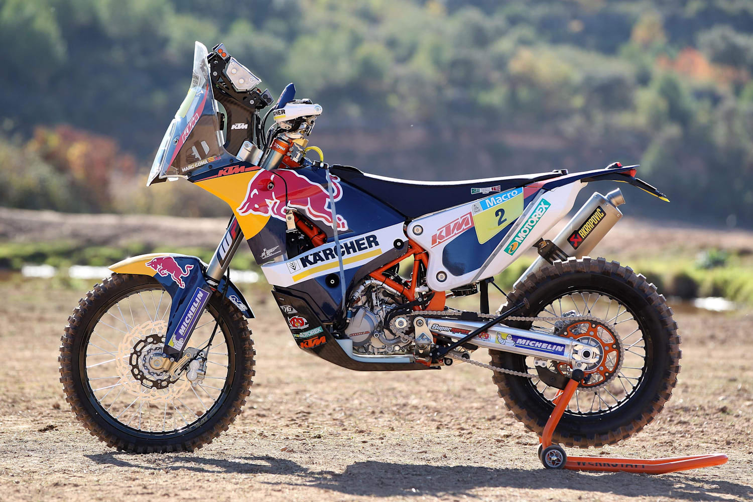 Brand new KTM 450cc Rally for Marc Coma at Dakar