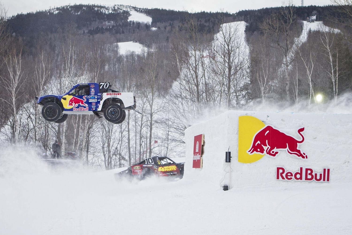 Frozen Rush: Watch 900 HP Trucks Race on Ski Slope