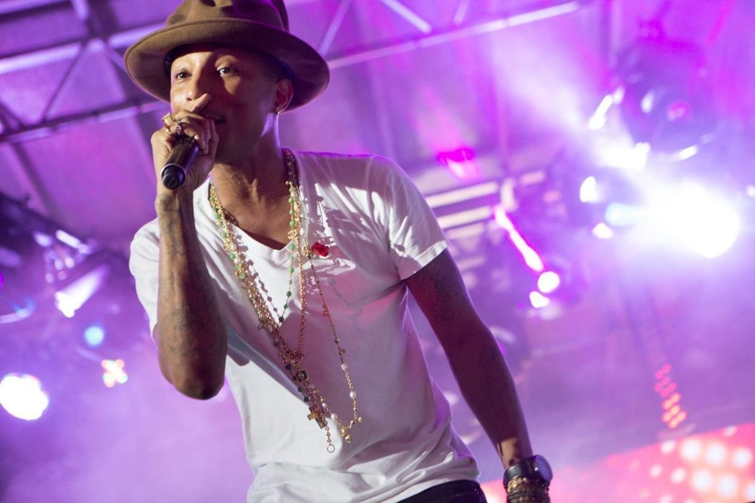 Watch Pharrell’s album party for Google+ Hangout
