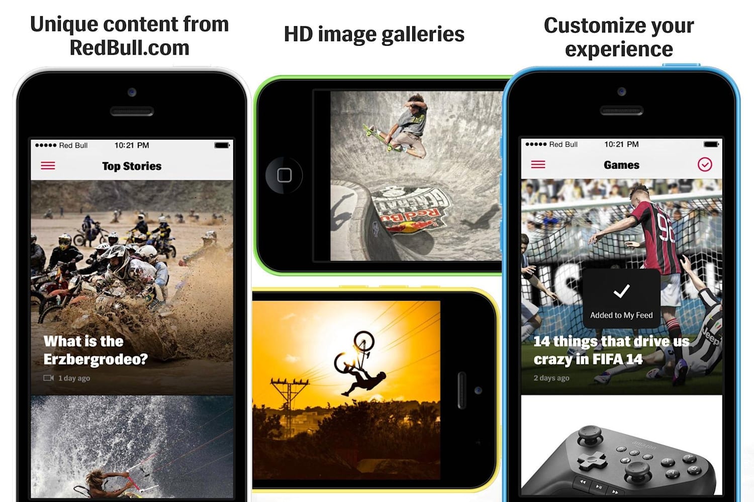 Red bull мобильное приложения для iOS Android скачать
