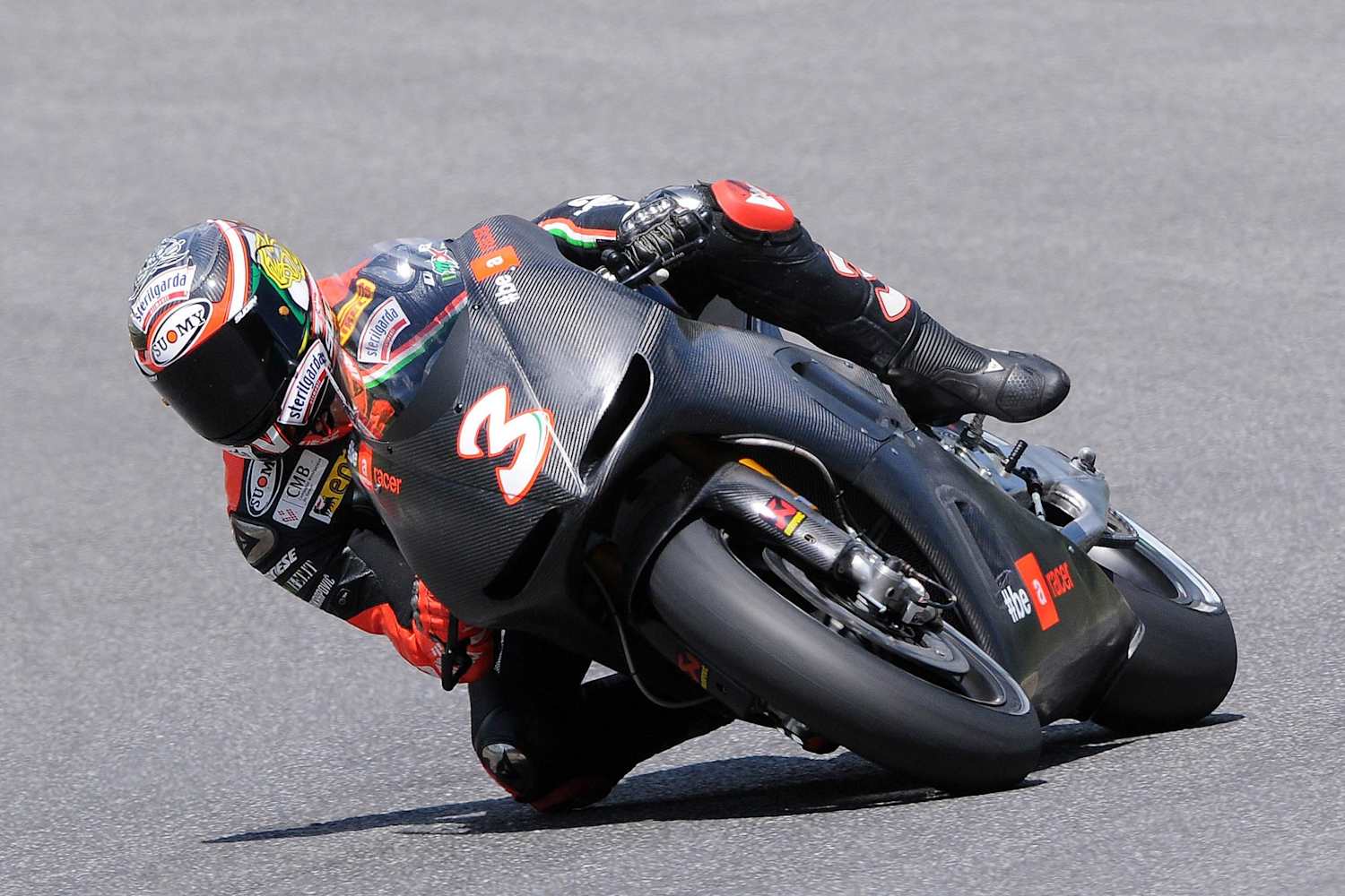 Max Biaggi non sta fermo. Tipico dei grandi campioni