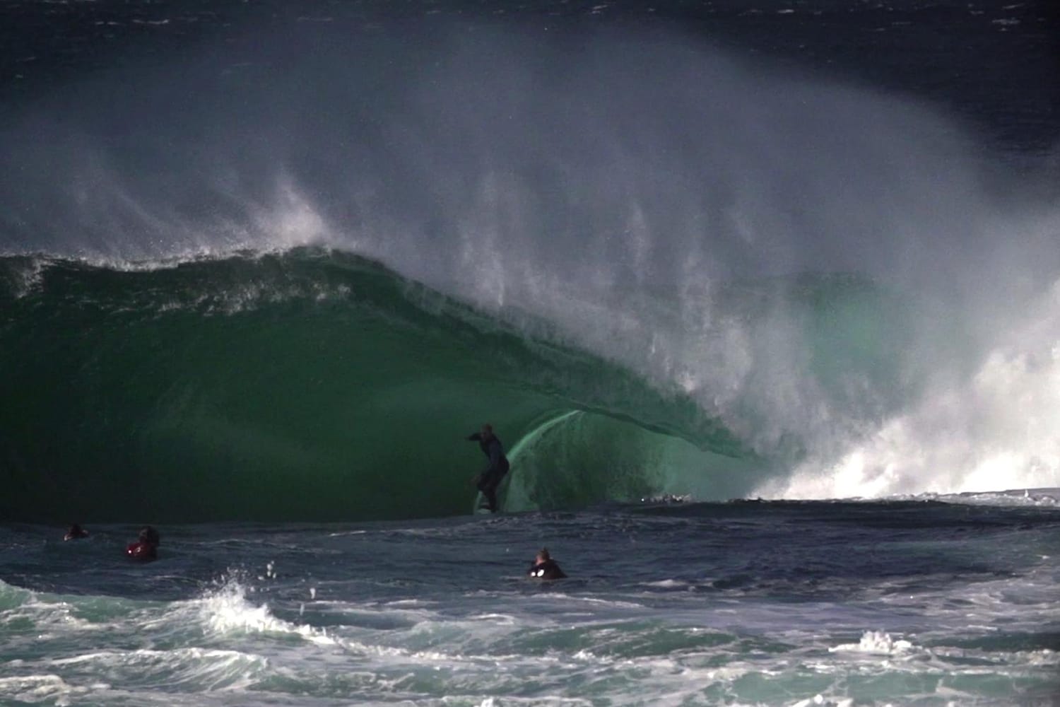 Surf Contest am Big Wave Spot Ours: Red Bull Cape Fear