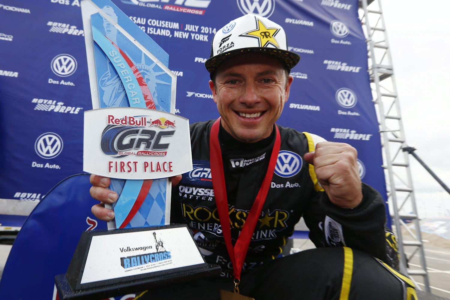 Tanner Foust vainqueur du Volkswagen Rallycross à NY