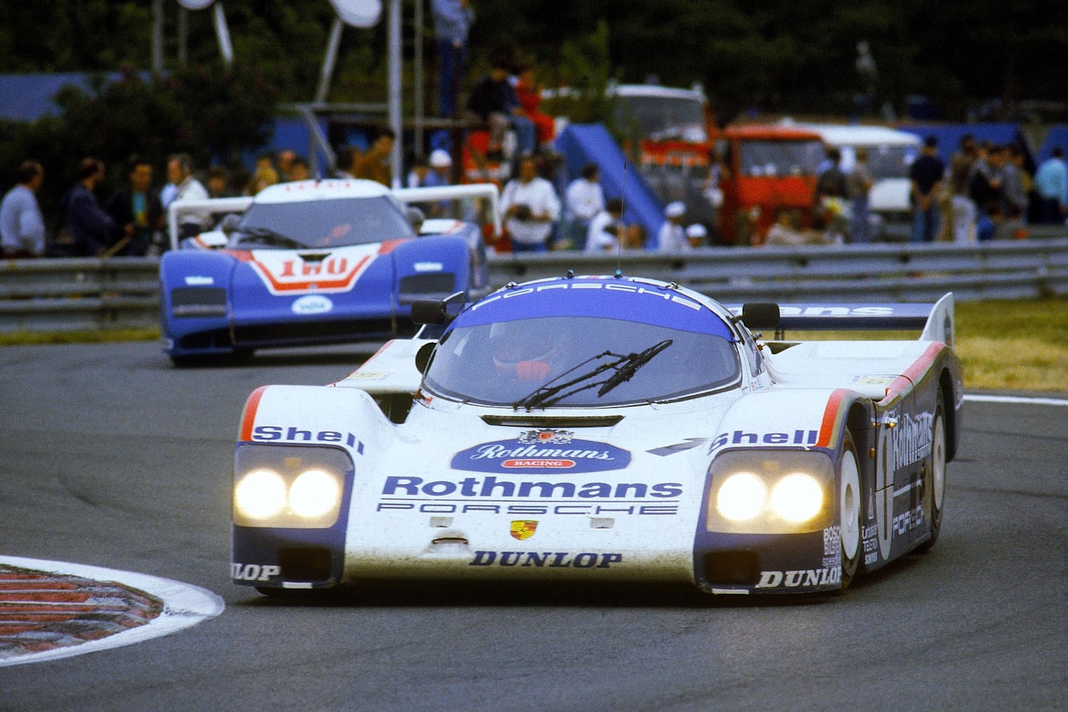 Rothmans livery cars - porshce 962 and williams F1