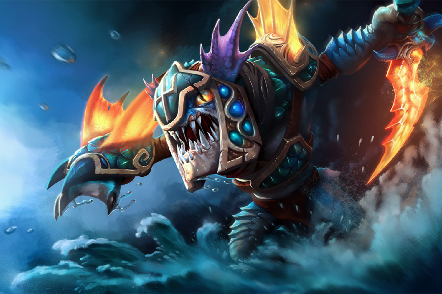 Dota Character Design: When Fish Stab Helicopters