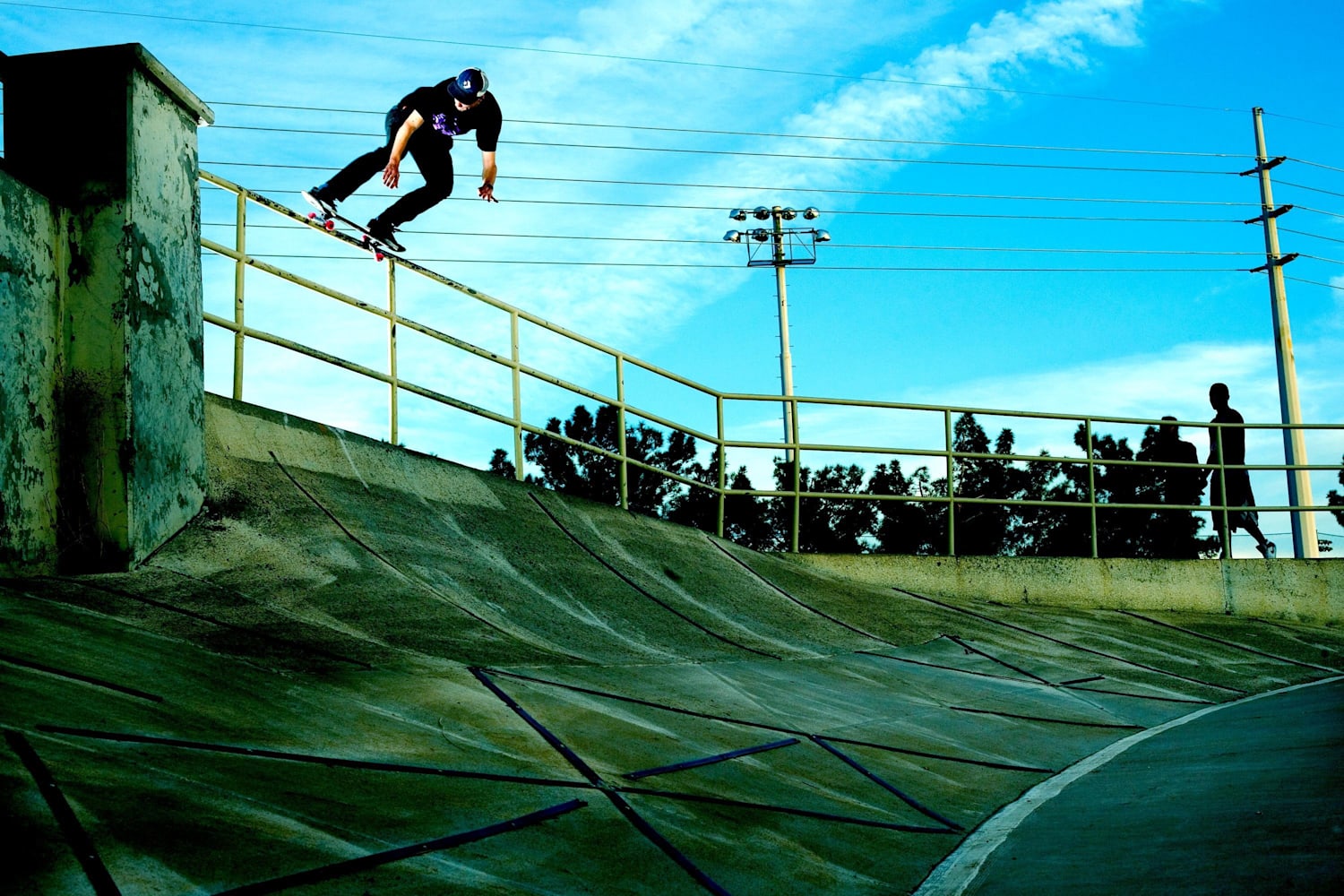 Justin Modica and a perfect backside ollie