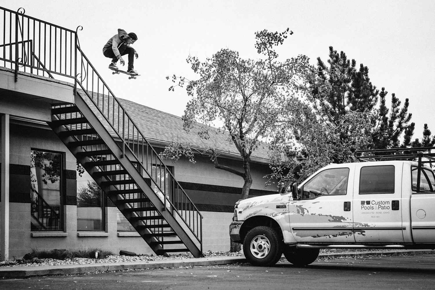 Jaws takes a two story drop with ease