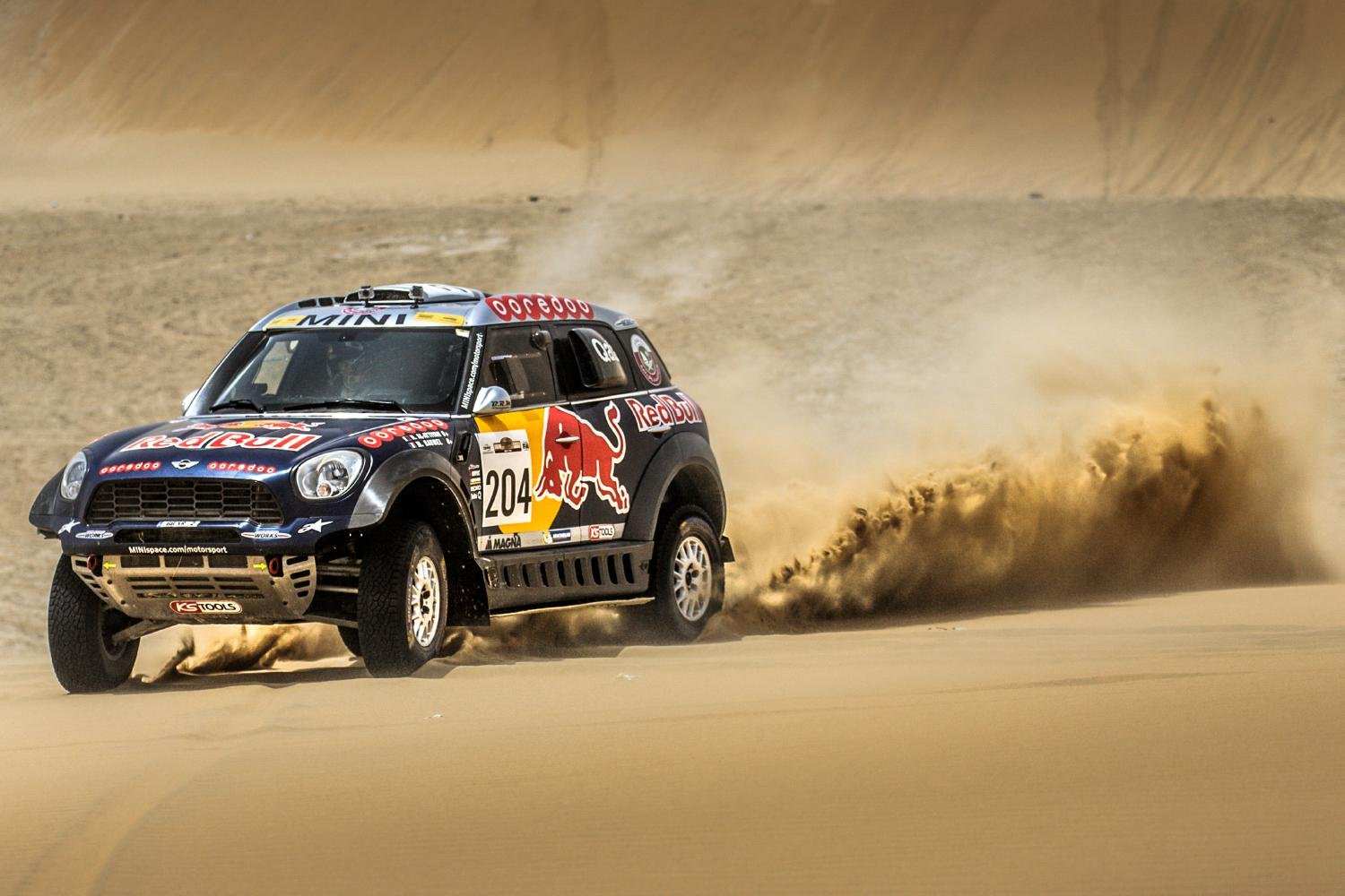 Nasser Al Attiyah wins Sealine Rally report and clip