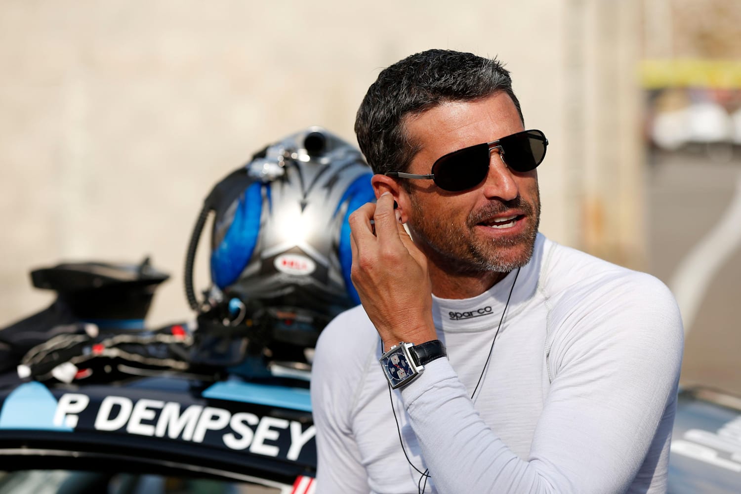 Patrick Dempsey talks about his F1 TV series
