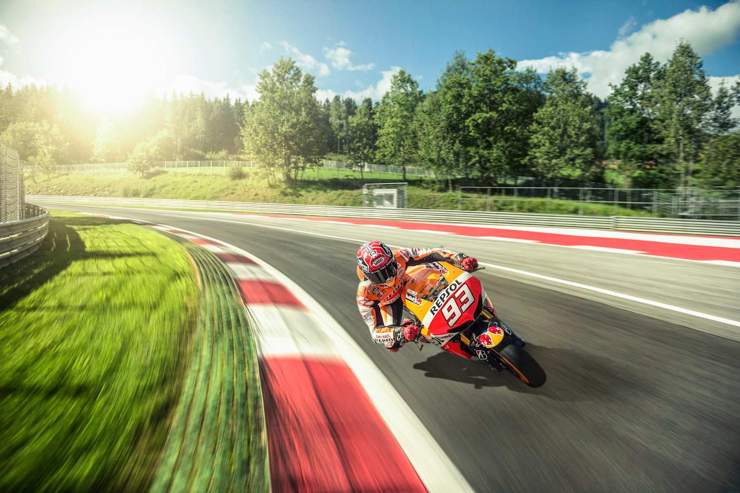 MotoGP rider Marc Márquez rides the Red Bull Ring