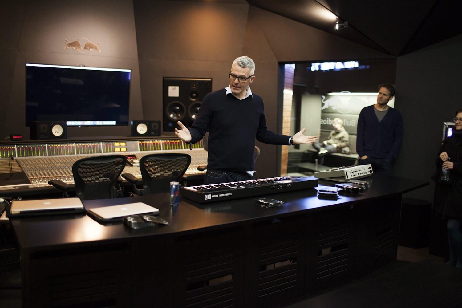 Christian Prommer in den Red Bull Studios Berlin