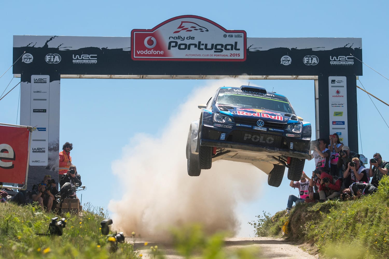 Mira el salto de Fafe del WRC Portugal en plena acción
