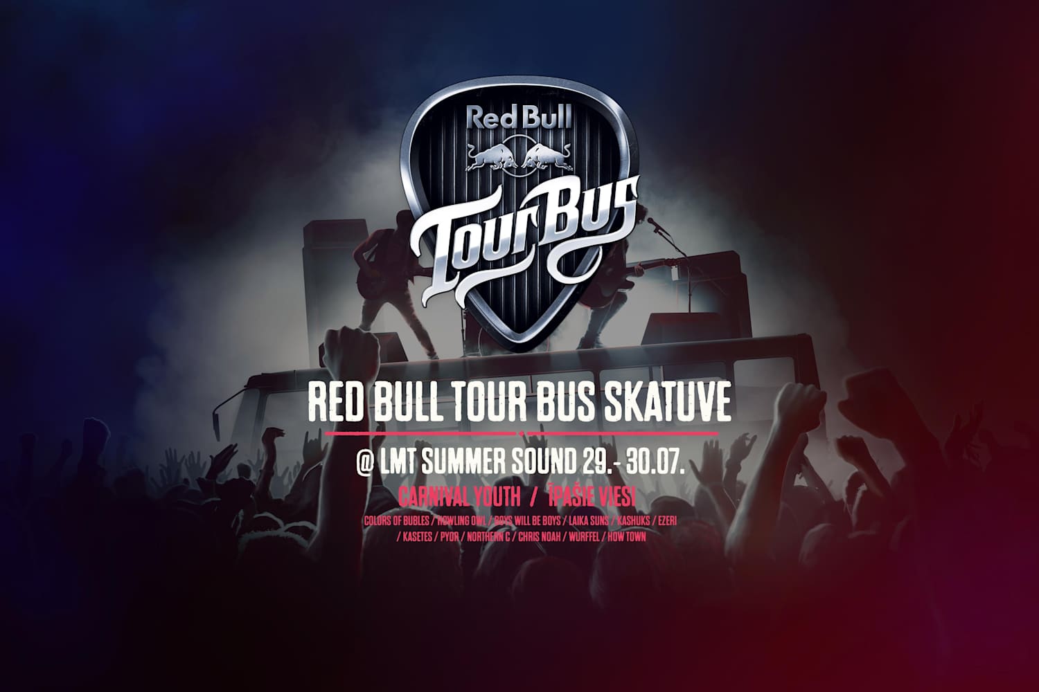 Red Bull Tour Bus ar Carnival Youth @ Summer Sound