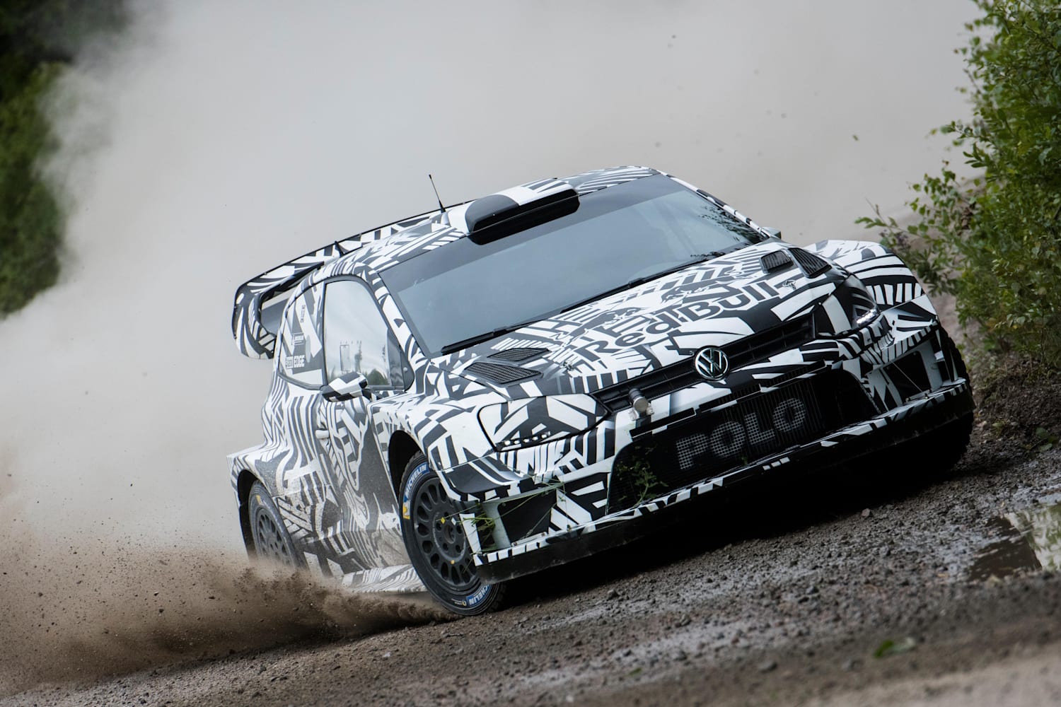 Volkswagen Polo R WRC pre-event test Jari Matti Latvala