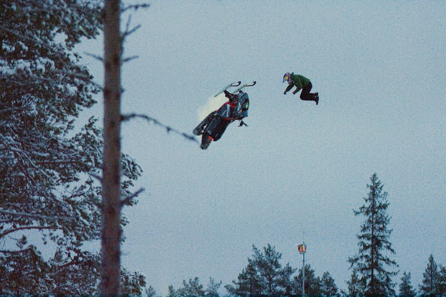 Snowmobile double backflip: Making of with Daniel Bodin