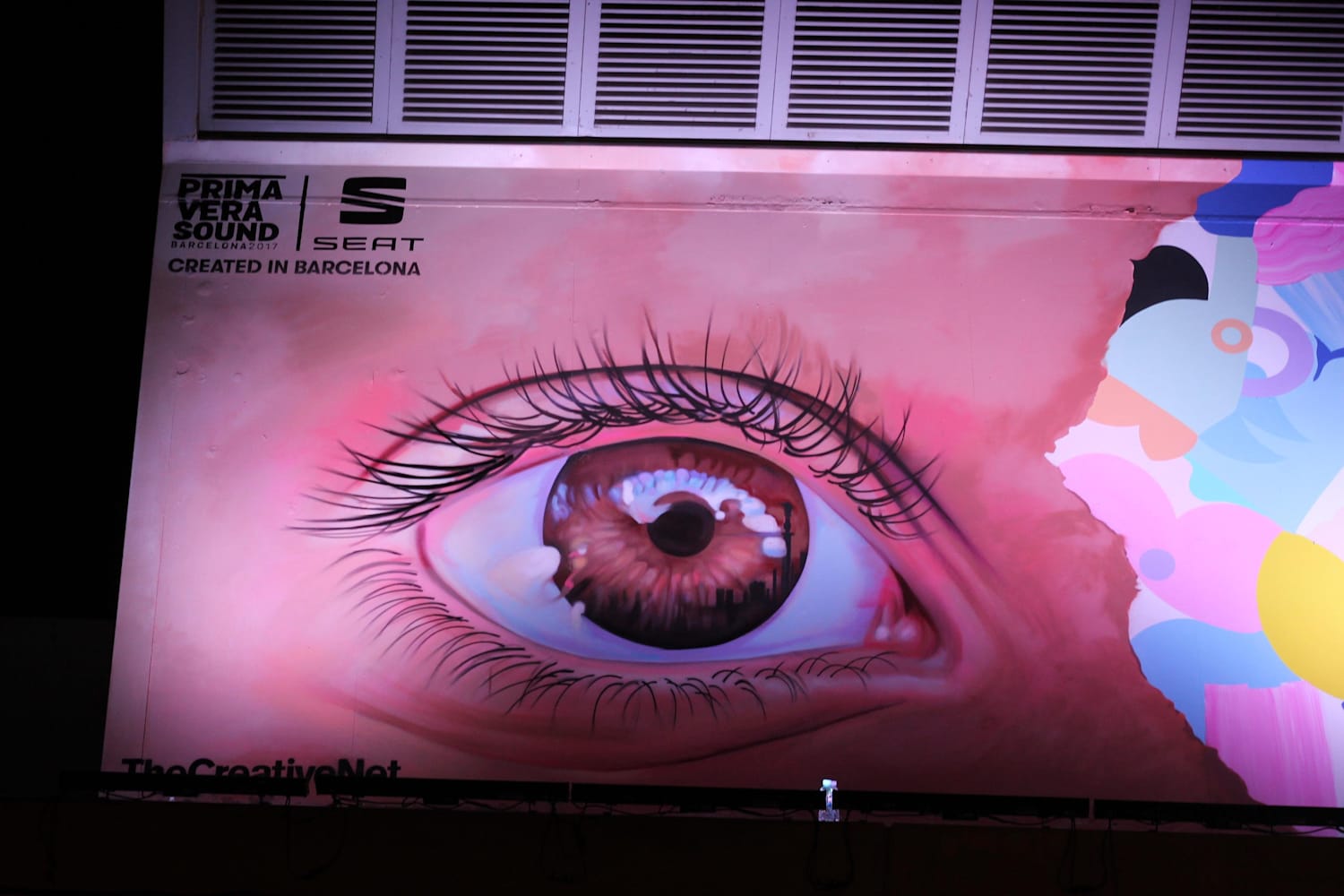 Primavera Sound Graffiti Wall: SEAT & The Creative Net