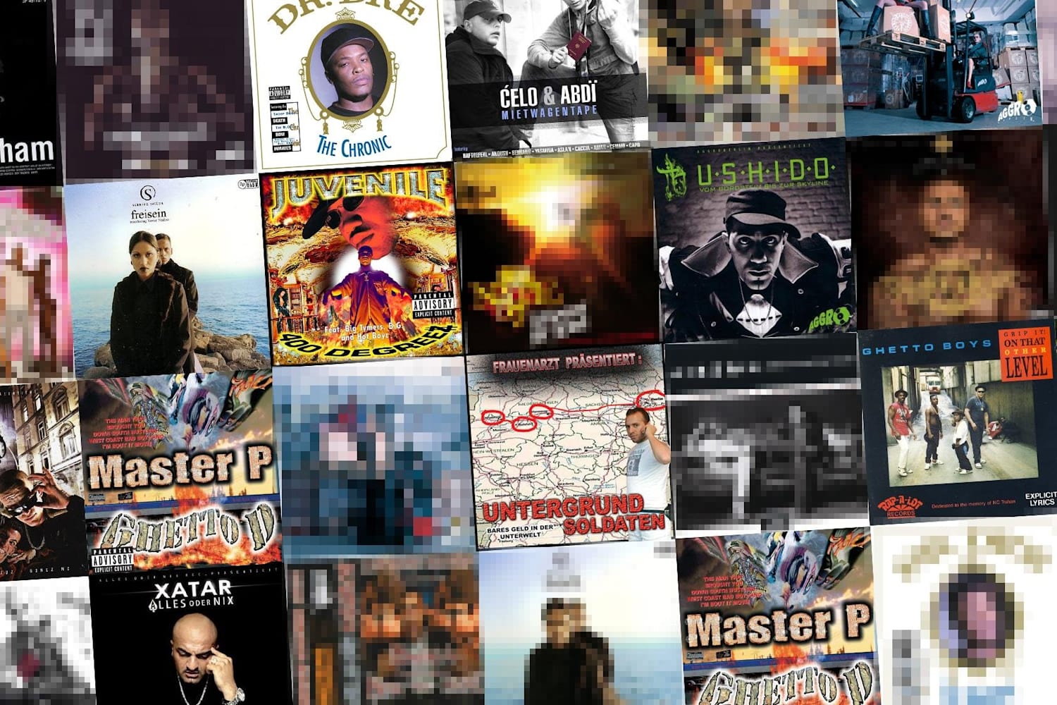 Rap Album-Cover: Die Entwicklung des Gangsta-Rap