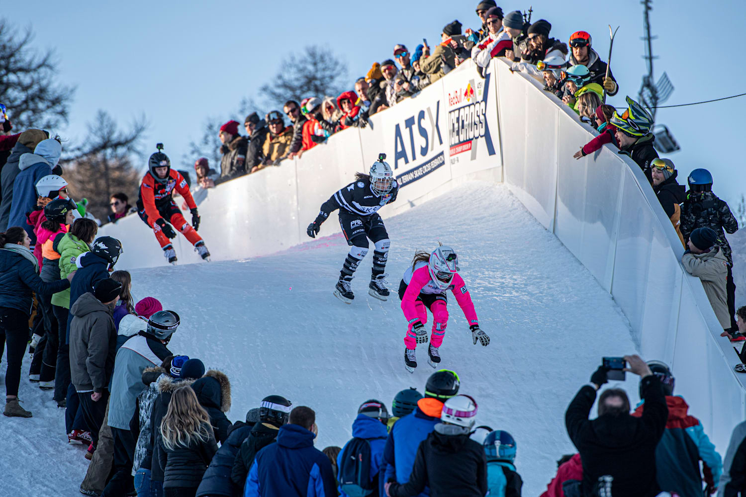 Red Bull Ice Cross WC 2020 Pra-Loup women's winning run