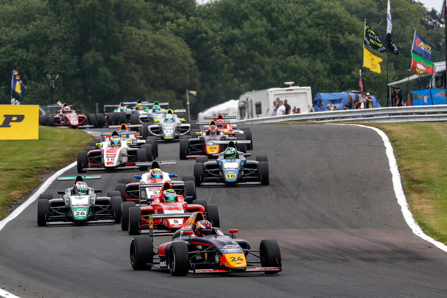 Hauger wins, Doohan podiums British F4 at Oulton Park