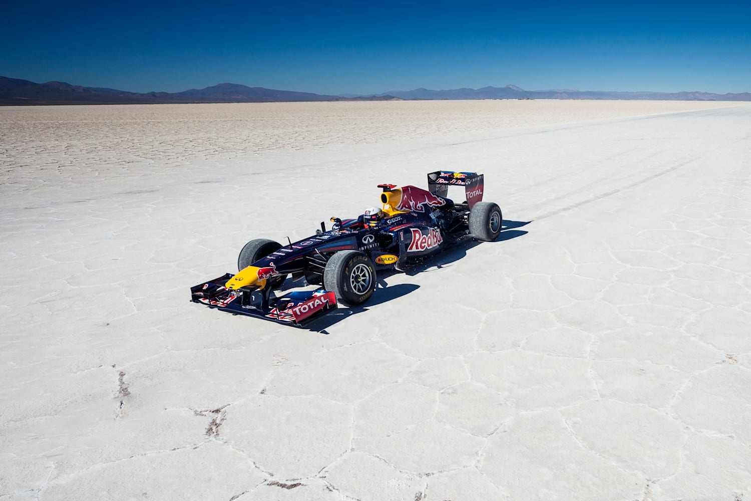 F1 Showrun salt challenge