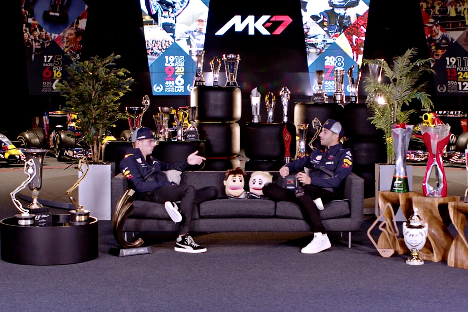Max and Daniel on the sofa for the last time