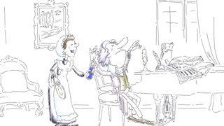 Red Bull verleiht Beethoven Flügel - Cartoon